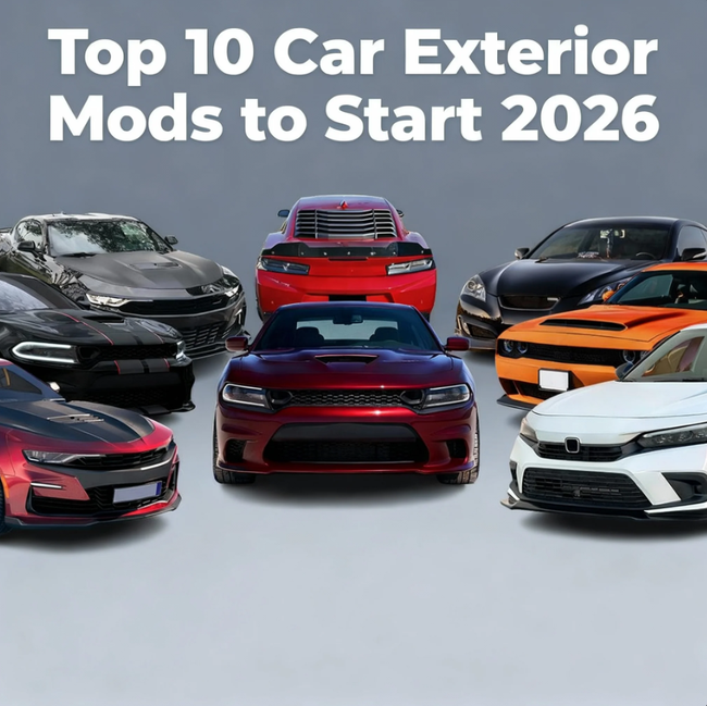 Top 10 Car Exterior Mods to Start 2026 | Affordable Aftermarket ...
