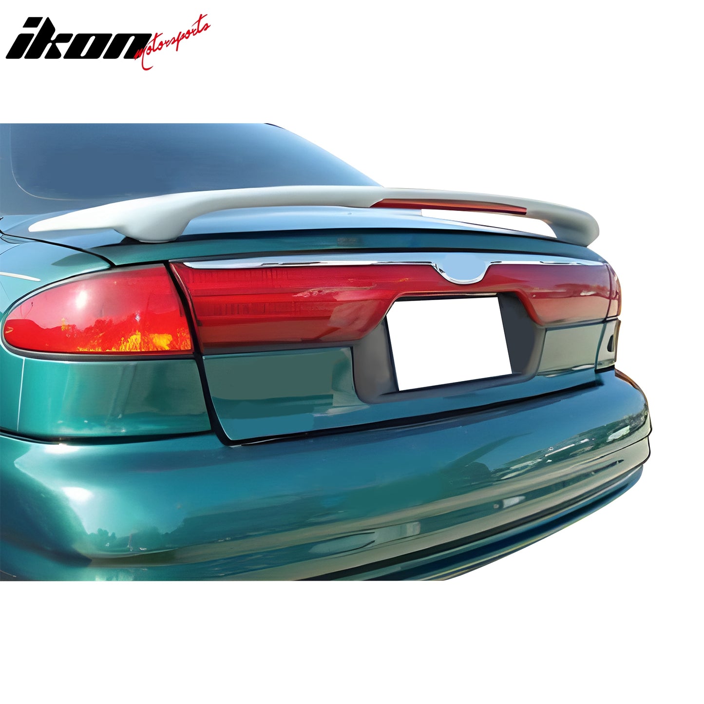 IKON MOTORSPORTS, Trunk Spoiler Compatible with 1998-2000 Ford Contour ...
