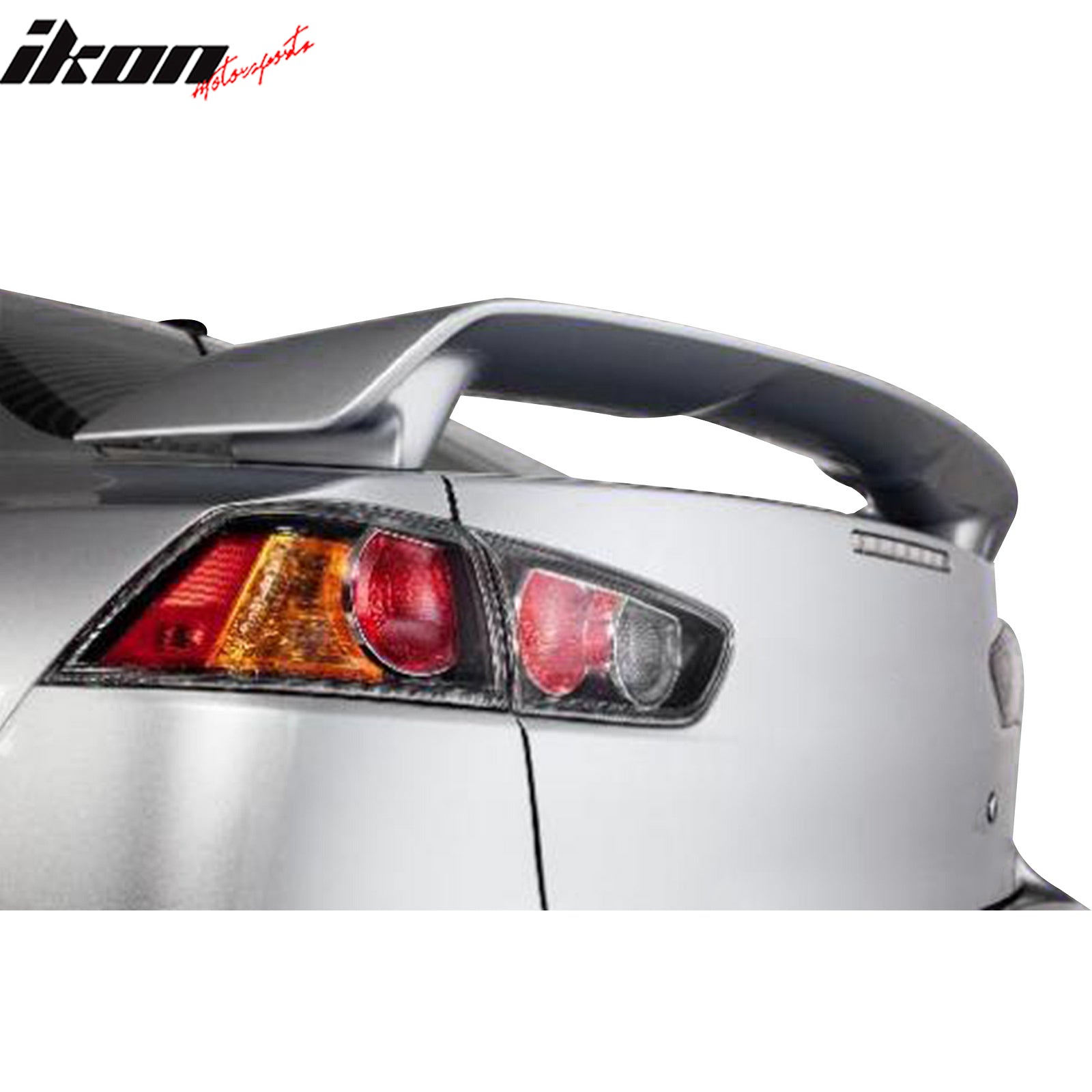 IKON MOTORSPORTS, Trunk Spoiler Compatible with 2008-2017 Mitsubishi ...