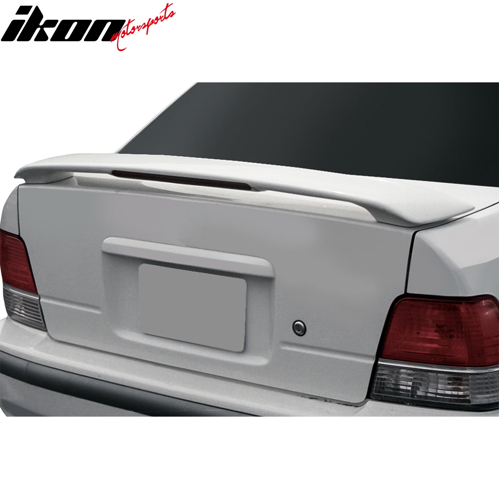Fits 95-99 Toyota Tercel OE Factory Style Trunk Spoiler W/LED Gray ...