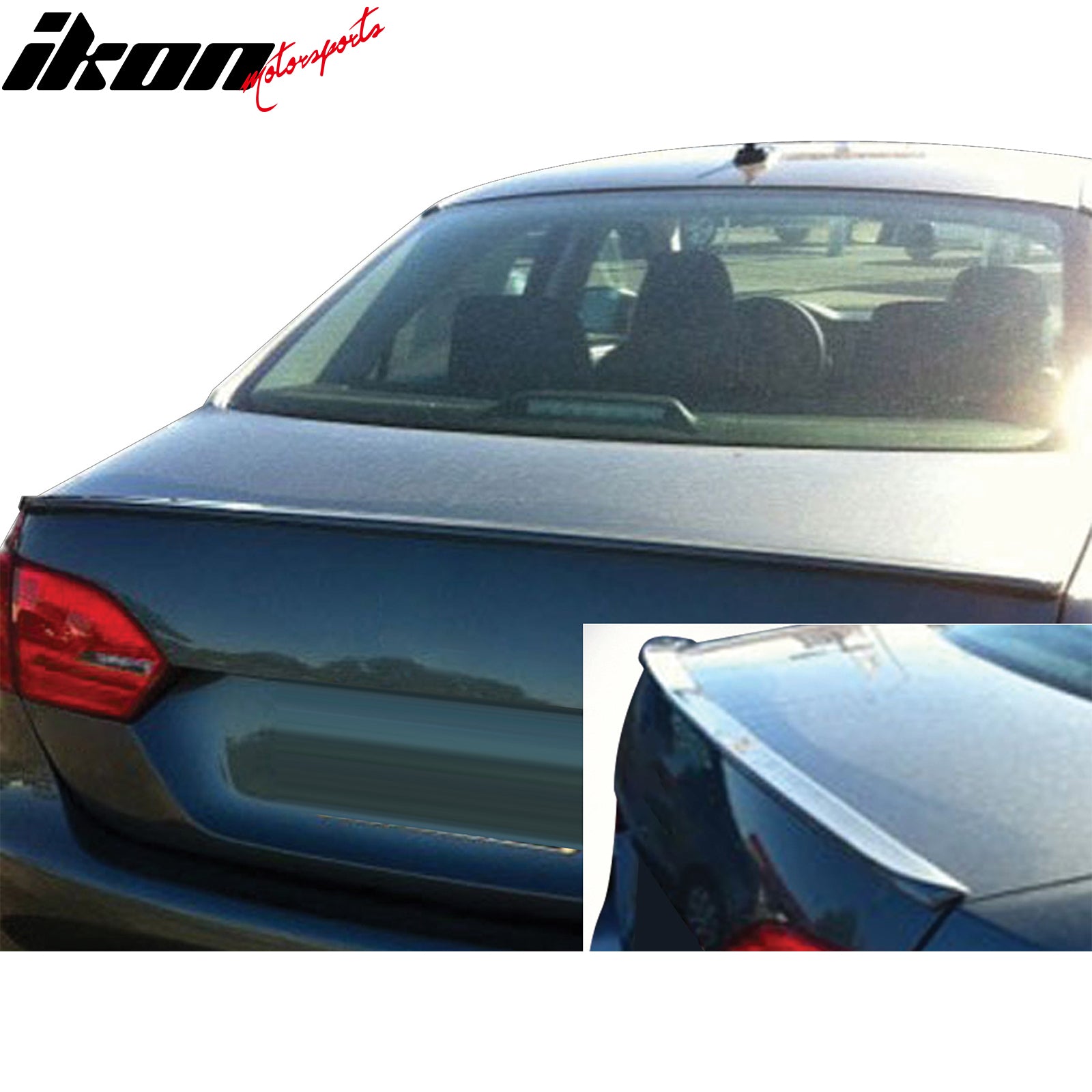 IKON MOTORSPORTS, Trunk Spoiler Compatible with 2011-2018 Volkswagen ...