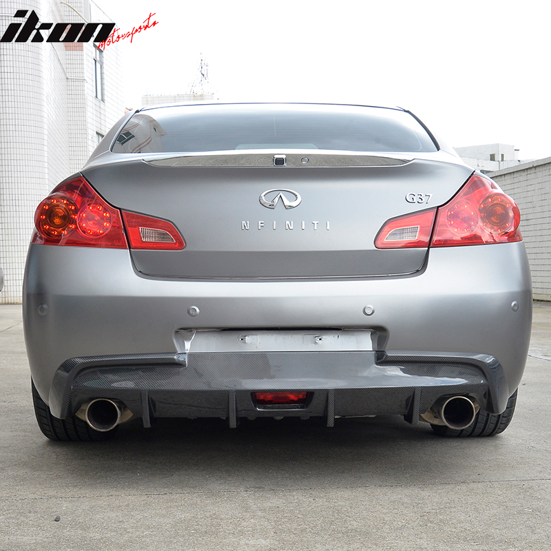 IKON MOTORSPORTS, Rear Lip Diffuser Compatible With 2010-2013 Infiniti ...