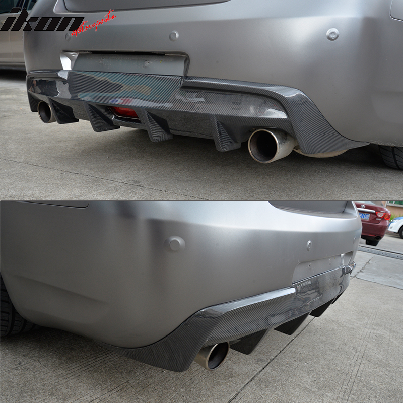 IKON MOTORSPORTS, Rear Lip Diffuser Compatible With 2010-2013 Infiniti ...