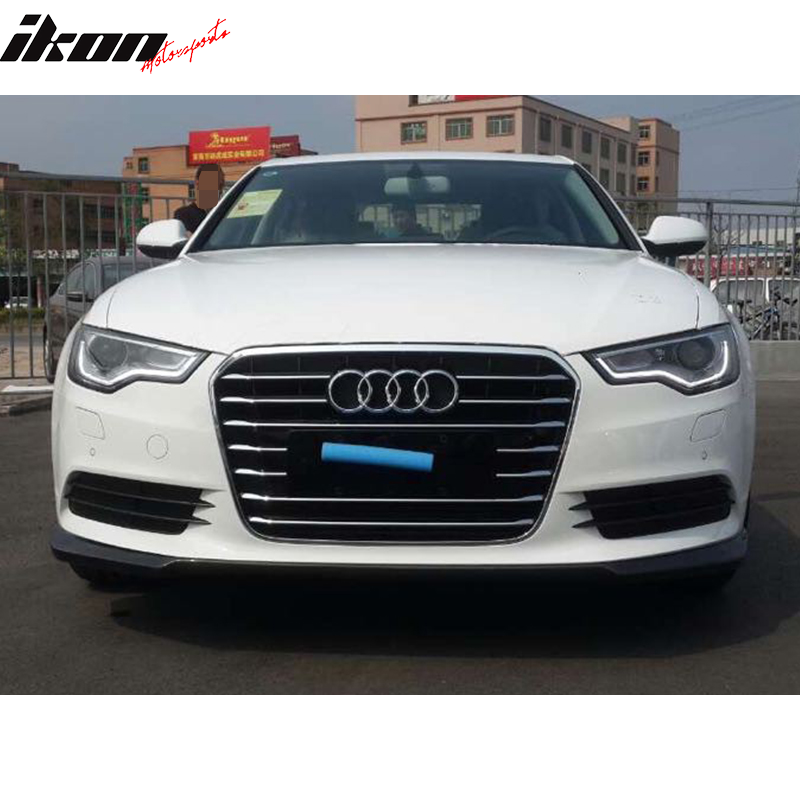 IKON MOTORSPORTS, Front Bumper Lip Compatible With 2012-2015 Audi A6 C7 ...