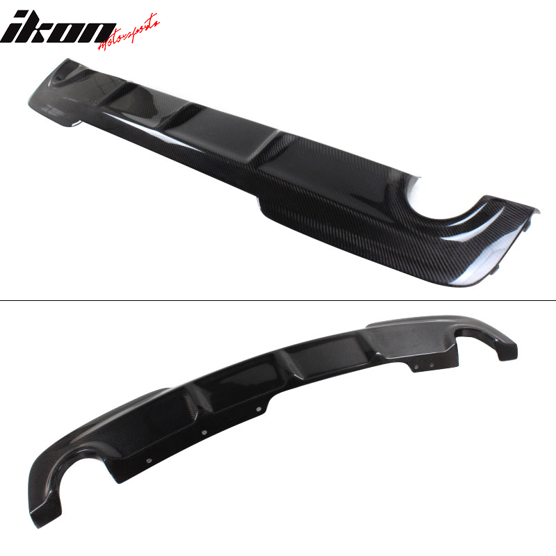 IKON MOTORSPORTS, Rear Diffuser Compatible With 2011-2016 BMW 5 Series ...