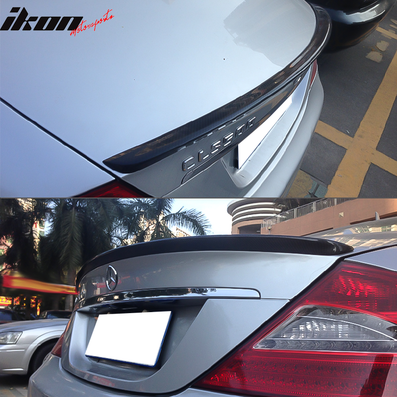 IKON MOTORSPORTS, Trunk Spoiler Compatible With 2005-2010 Mercedes-Benz ...