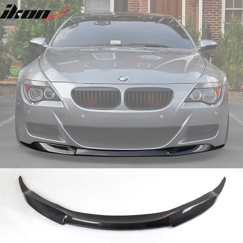 IKON MOTORSPORTS, Front Bumper Lip Compatible With 2006-2010 BMW 6 ...