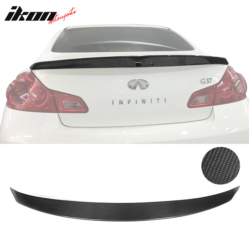 IKON MOTORSPORTS, Trunk Spoiler Compatible With 2007-2015 Infiniti G35 ...