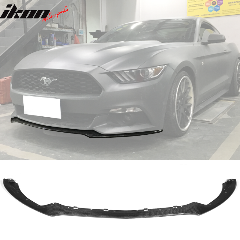 IKON MOTORSPORTS, Front Bumper Lip Compatible With 2015-2017 Ford ...