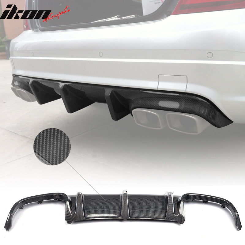 IKON MOTORSPORTS, Rear Diffuser Compatible With 2008-2011 Mercedes-Benz ...
