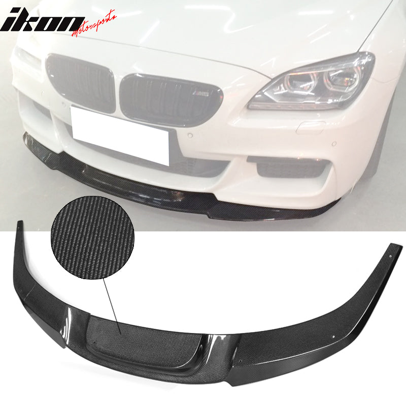IKON MOTORSPORTS, Front Bumper Lip Compatible With 2012-2017 BMW 6 ...