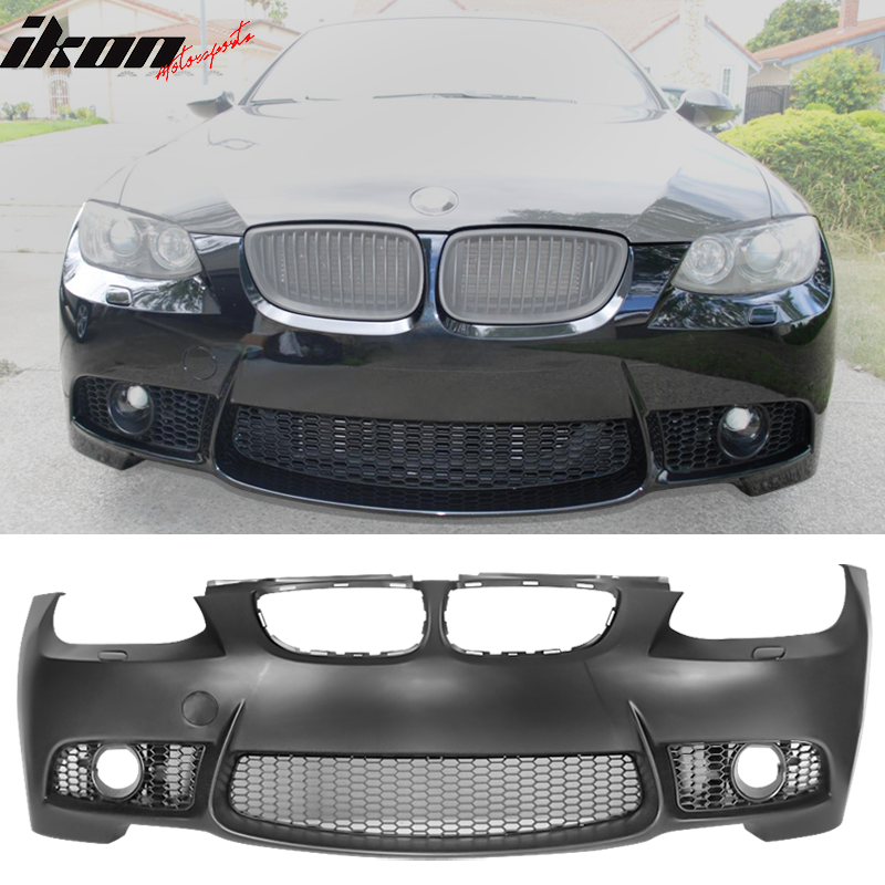 IKON MOTORSPORTS, Front Bumper Cover Compatible With 2007-2010 BMW E92 ...