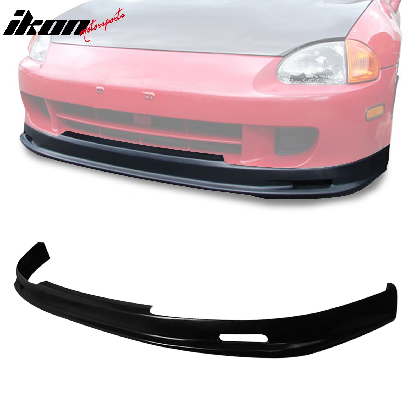 IKON MOTORSPORTS Front Bumper Lip, Compatible with 1993-1997 Honda ...