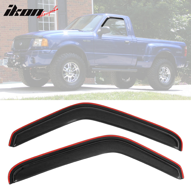 In-Channel Ranger Window Visor - Ideal for Ford and Mazda Trucks – Ikon ...