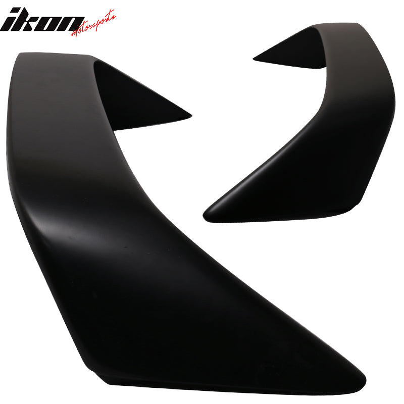 Rear Spoiler Wing for 1996-2000 Honda Civic Coupe, TR Unpainted Black ...