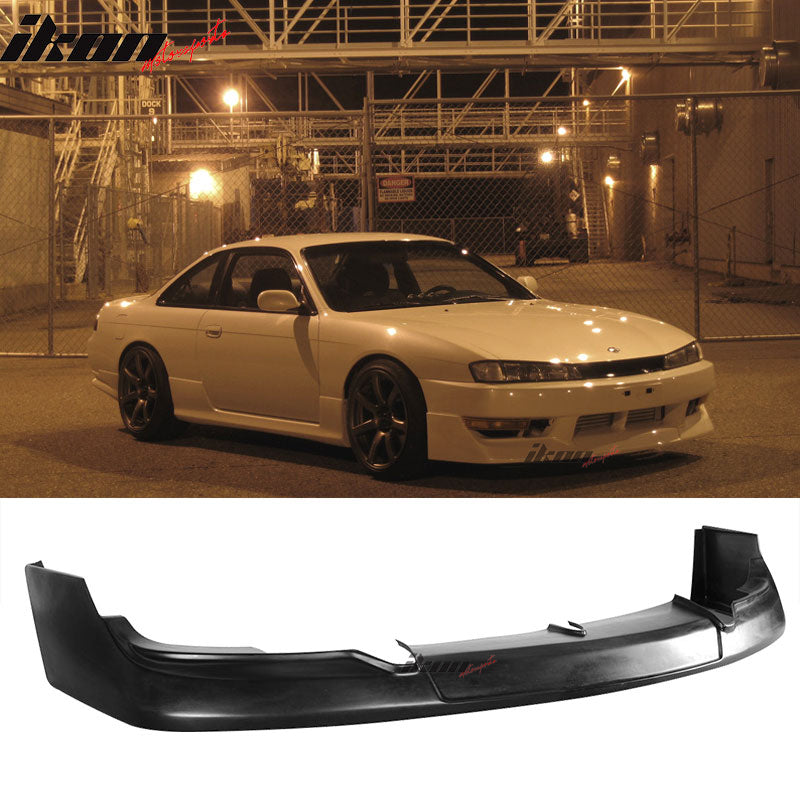 Fits 97-98 Nissan 240SX S14 Kouki JDM GR Style Front Bumper Lip Spoiler ...