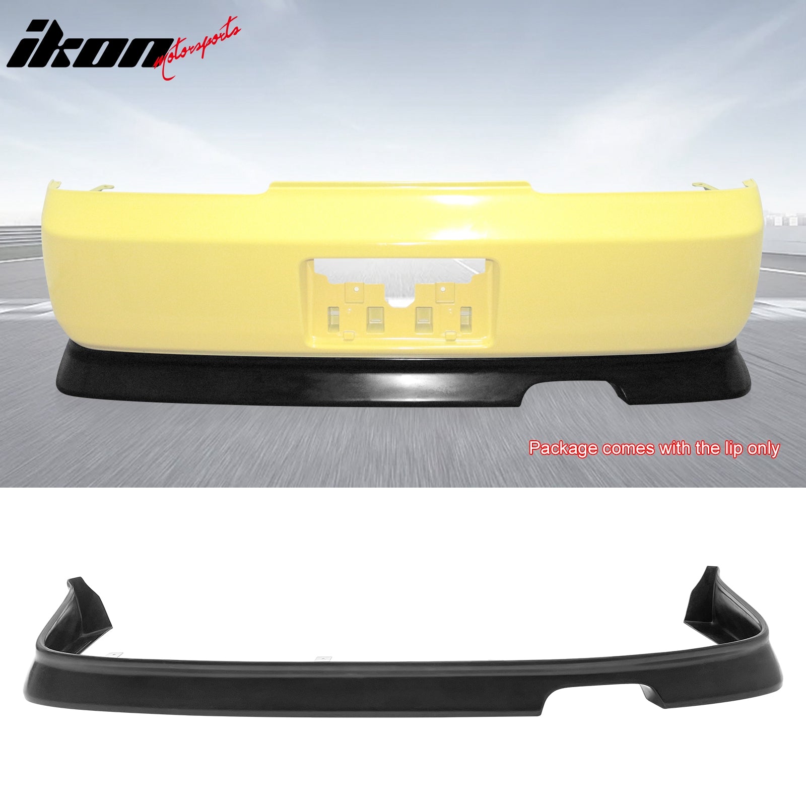 IKON MOTORSPORTS Rear Bumper Lip, Compatible with 1997-2001 Honda ...
