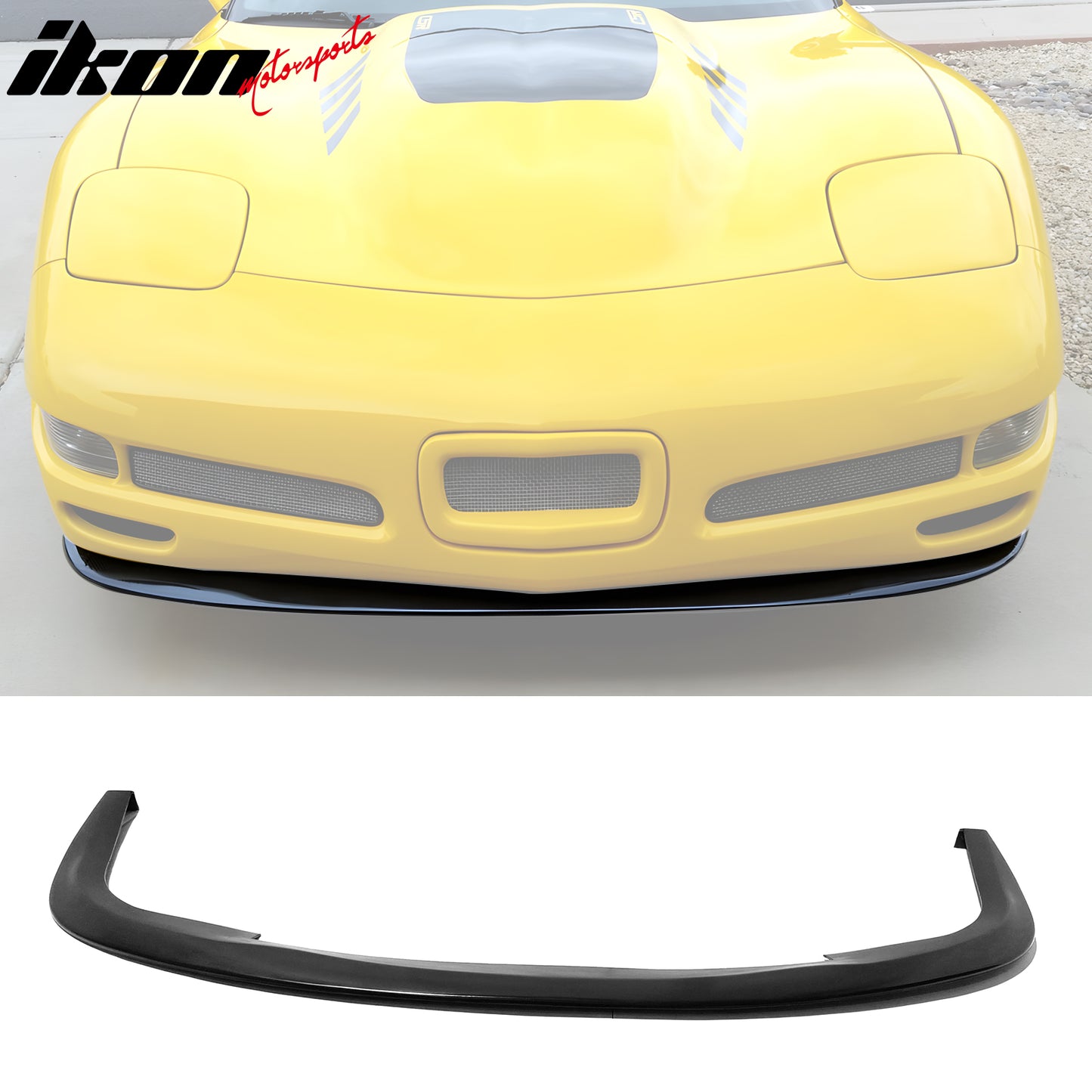 Fits 97-04 Chevrolet Corvette CS Style Front Bumper Lip Spoiler Kit ...