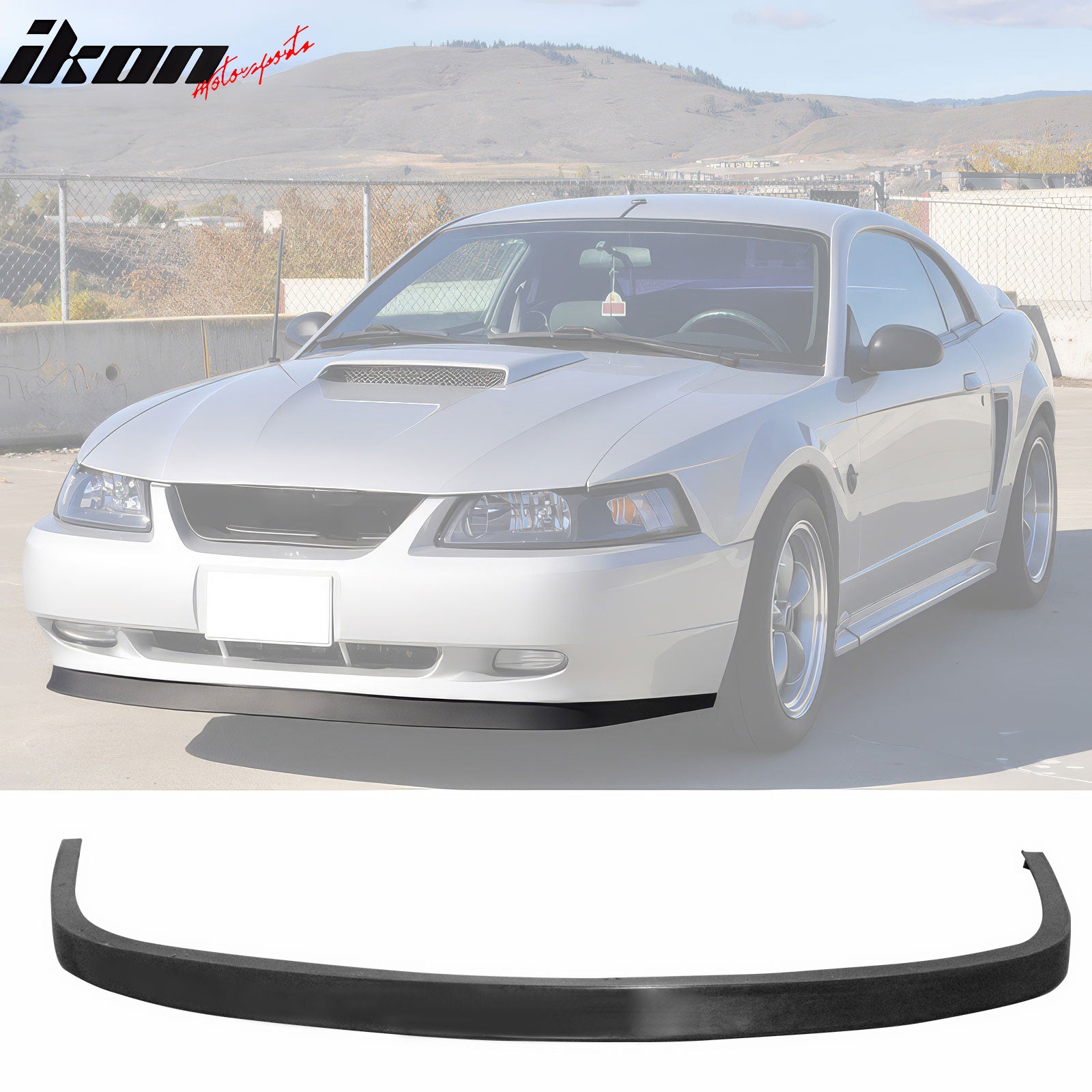 Mustang 99-04 PU Front Lip Spoiler OEM Fit – Ikon Motorsports