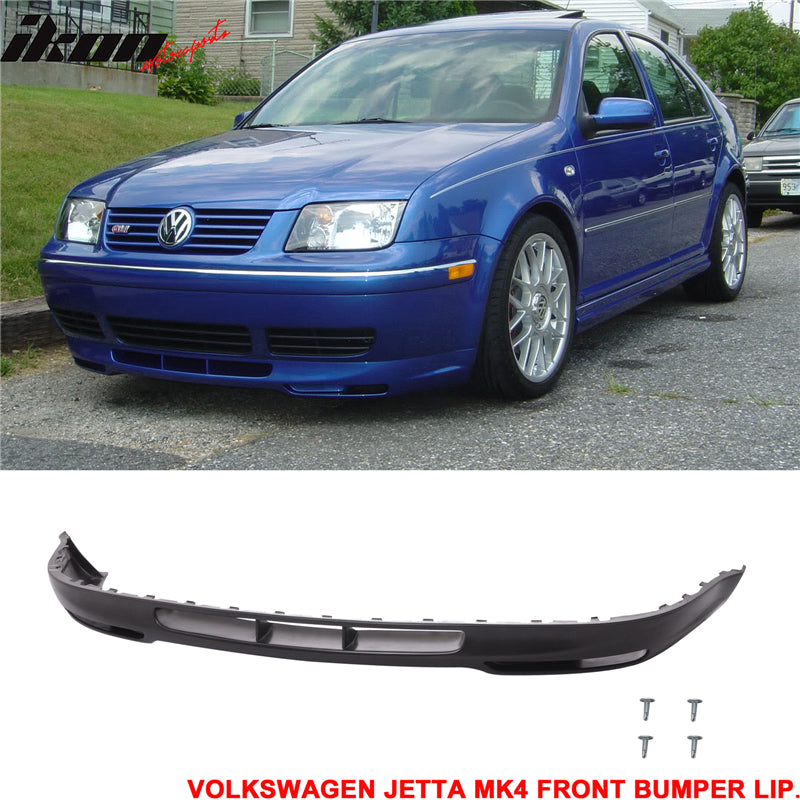 Front Bumper Lip Compatible With 1999-2005 Volkswagen Jetta, GLI Style ...