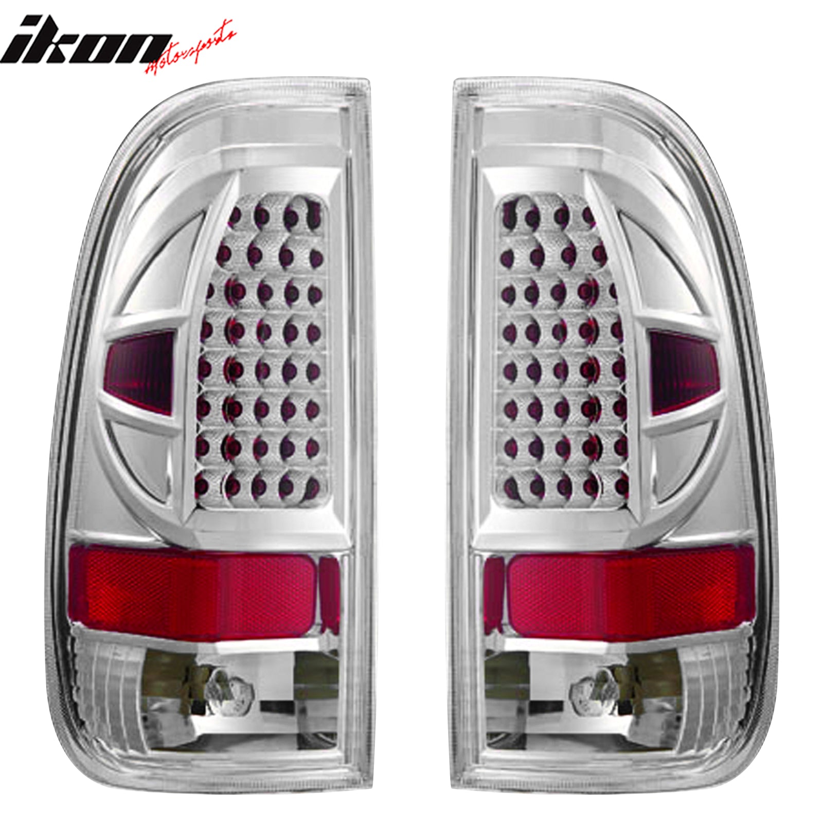 IKON MOTORSPORTS, Tail Lights Compatible with 1997-2003 Ford F-150 with ...