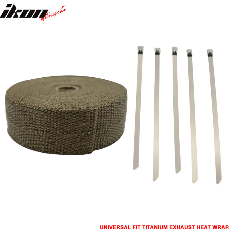 2X1 16X50 Feet Exhaust Wrap Header Turbo Manifold Downpipe Racing ...