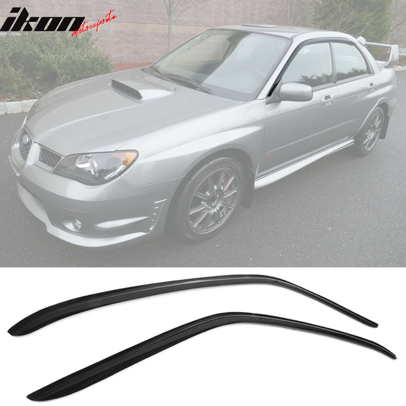 Fits 02-07 Subaru Impreza WRX STI Window Visors Acrylic Sun Rain ...