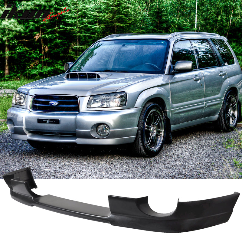 Fits 03-05 Subaru Forester SG5 DS Style Unpainted Front Bumper Lip ...