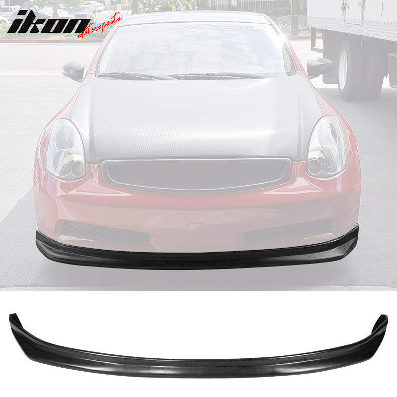 Fits 03-06 Infiniti G35 Coupe NS Style Front Bumper Lip Spoiler ...