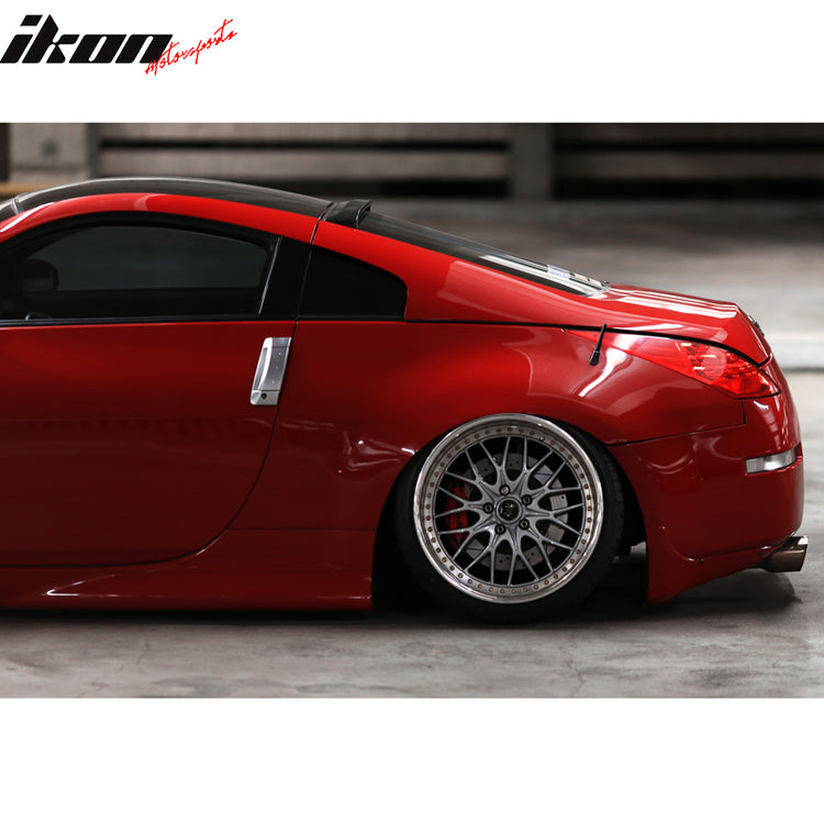Nissan 350Z Roof Spoiler (2003-2008) – RS Style – Unpainted Black ABS ...