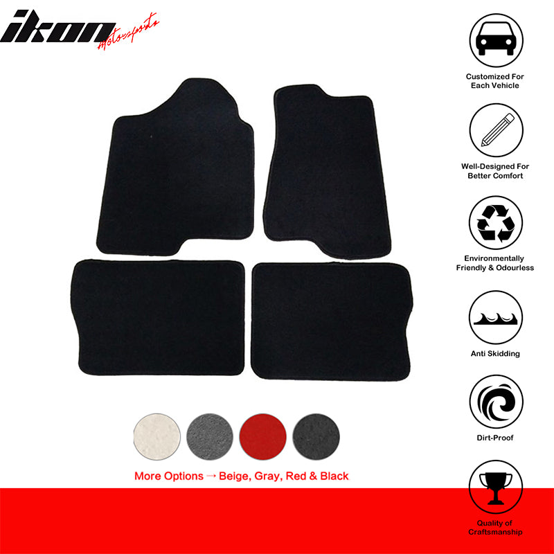 Best Car Floor Mat Carpet for 2003-2009 Hummer H2 Black Carpet 4PC ...