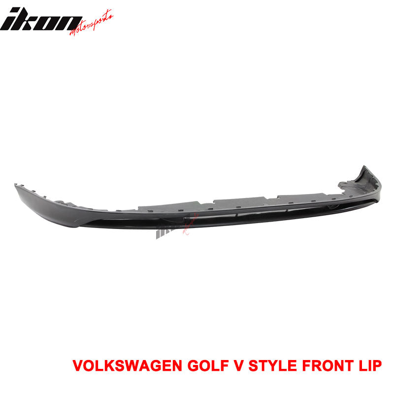 Fits 05-09 Volkswagen GTI Jetta V-Style Front Bumper Lip Spoiler ...