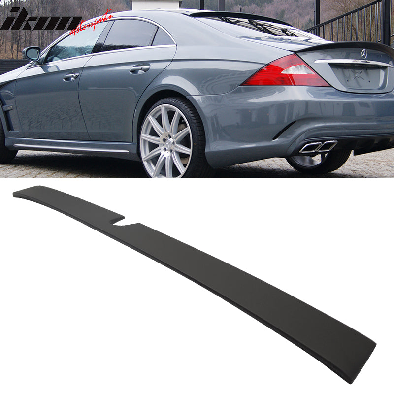 Fits 05-10 Benz W219 CLS-Class L Style Matte Black Rear Roof Window ...
