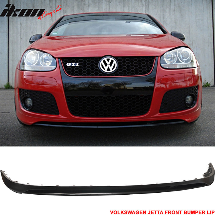 Fits 05-10 VW Golf GTI MK5 Jetta Euro Style Front Bumper Lip Spoiler ...