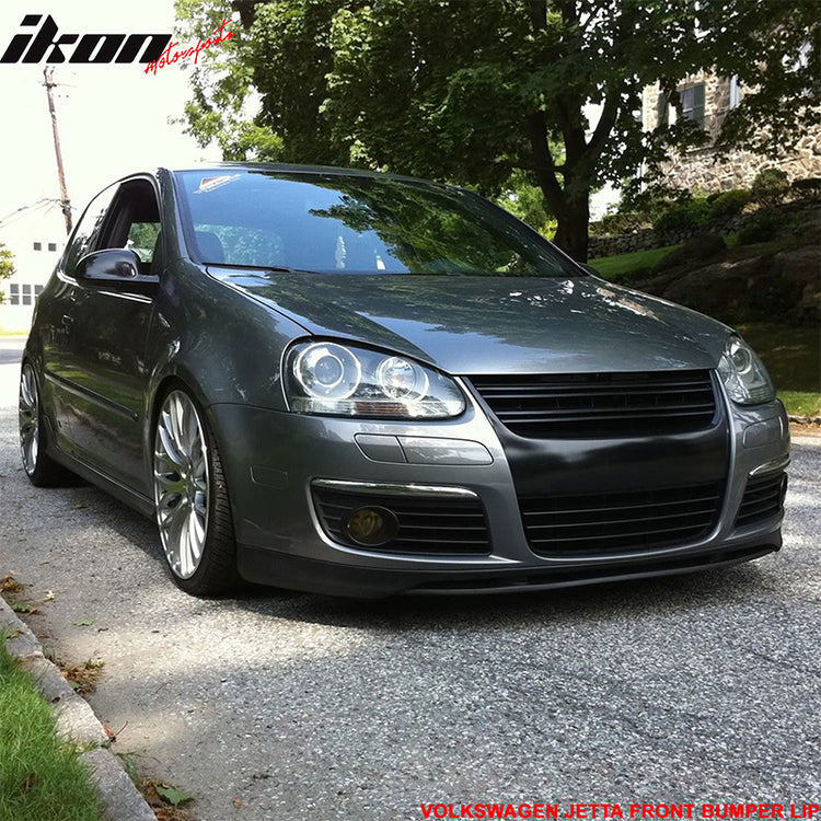 Fits 05-10 VW Golf GTI MK5 Jetta Euro Style Front Bumper Lip Spoiler ...