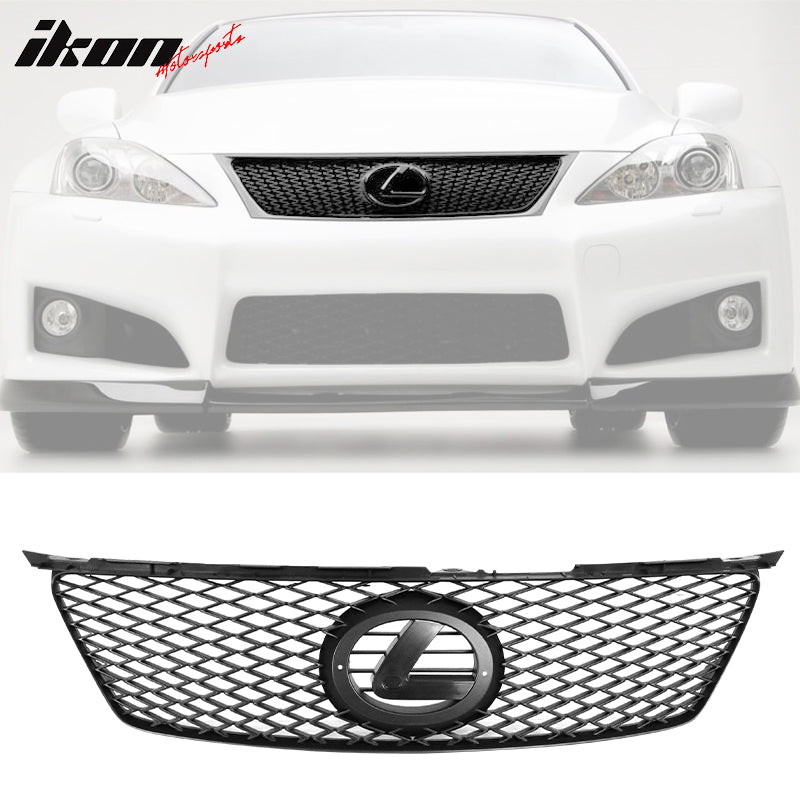Black Mesh Hood Grille for 2006-2008 Lexus IS250/IS350 | ABS Material ...