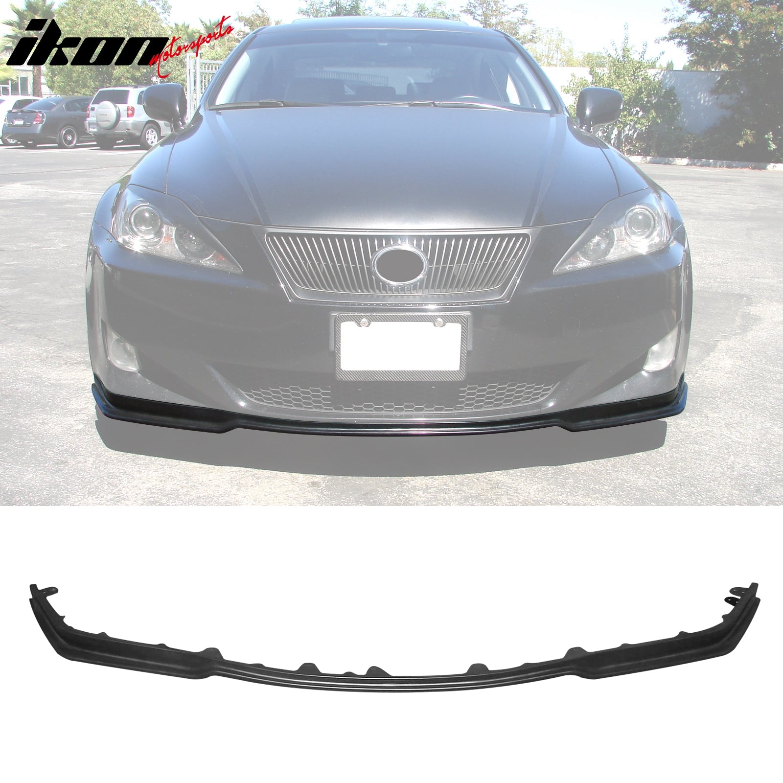IKON MOTORSPORTS Front Bumper Lip, Compatible with 2006-2008 Lexus ...