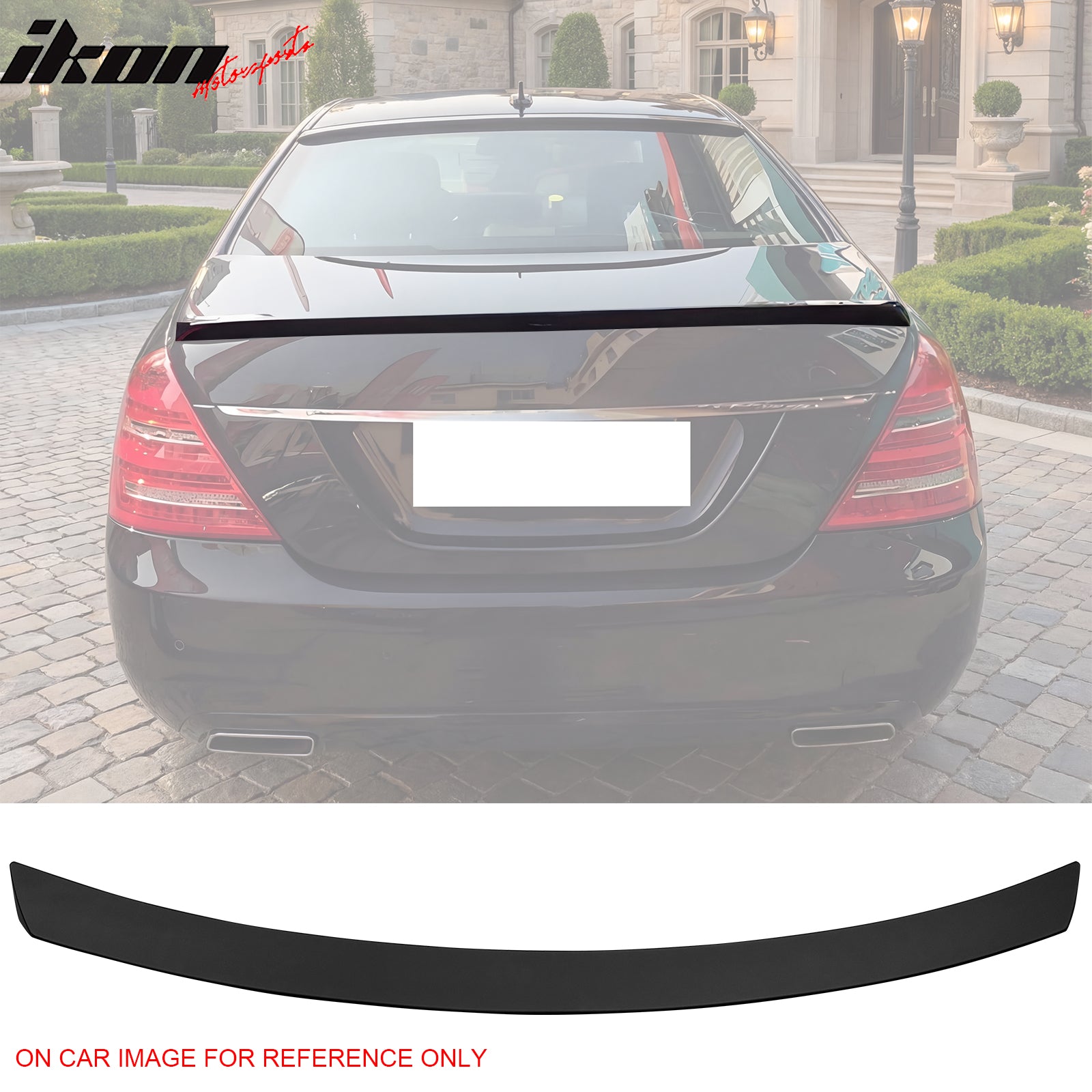 Fits 07-13 Benz W221 S-Class AMG Style Rear Trunk Spoiler Wing Lip ...