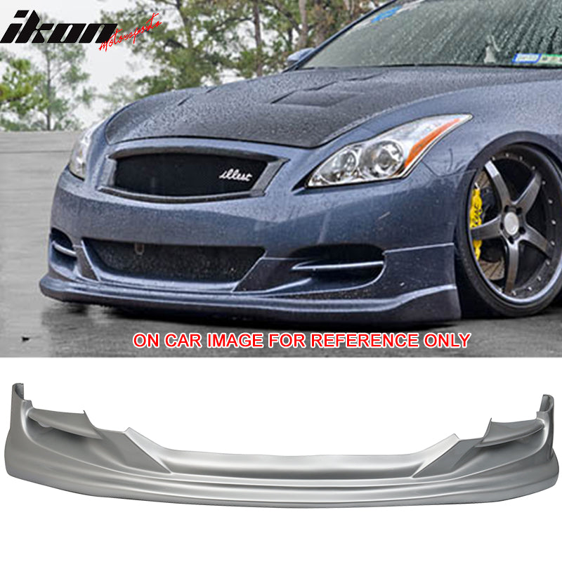 Pre-painted Front Bumper Lip Compatible With 2008-2014 Infiniti G37 ...