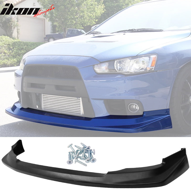 Fits 08-15 Mitsubishi Lancer Evolution 10 X Vortex Style Front Bumper ...