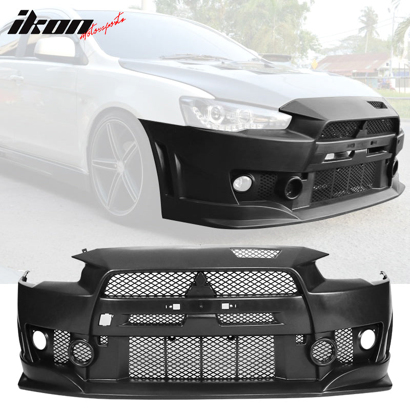 Front Bumper Conversion Compatible With 2008-2015 MITSUBISHI LANCER, FQ ...