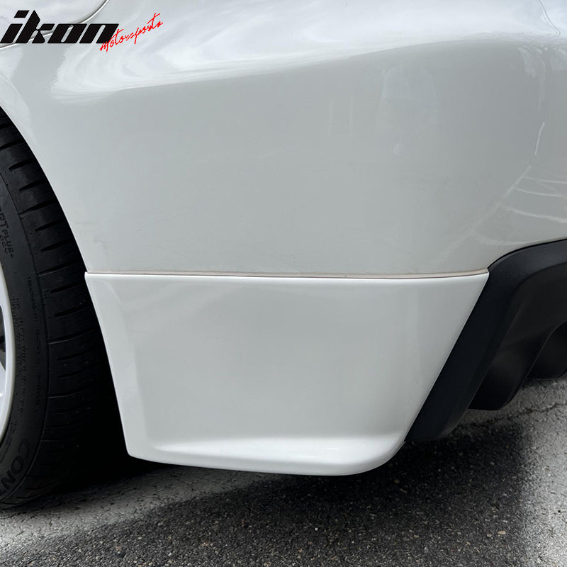 Rear Bumper Lip Compatible With 2008-2015 Lancer Evolution EVO, Black ...