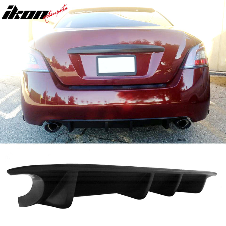 For 09-15 Nissan Maxima 4-Door MDA Style Rear Diffuser Lip + Front ...