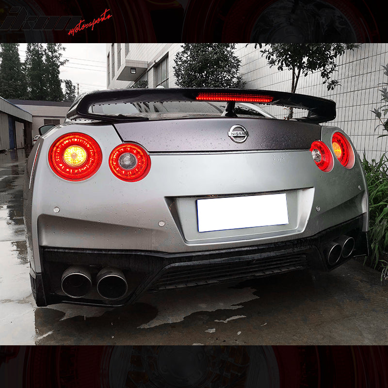 Fits 09-24 Nissan R35 GTR Red LED Tail Lights Upgrade 09-16 to 17 ...