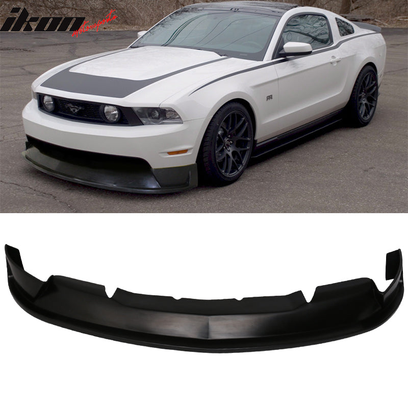 Fits 10-12 Ford Mustang GT V8 ST Style Unpainted Front Bumper Lip ...
