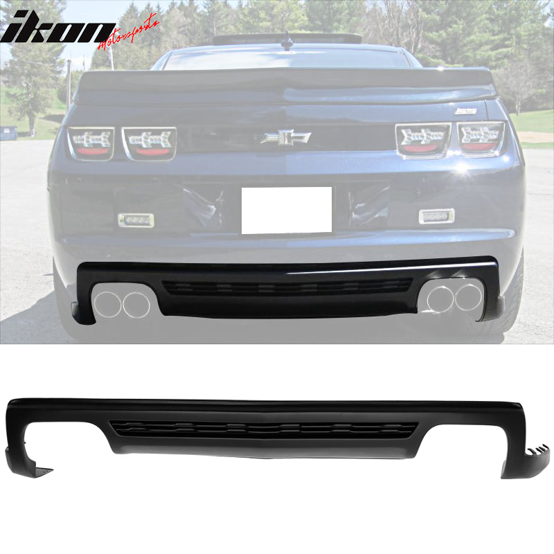 IKON MOTORSPORTS, Rear Bumper Diffuser Compatible With 2010-2013 Chevy ...