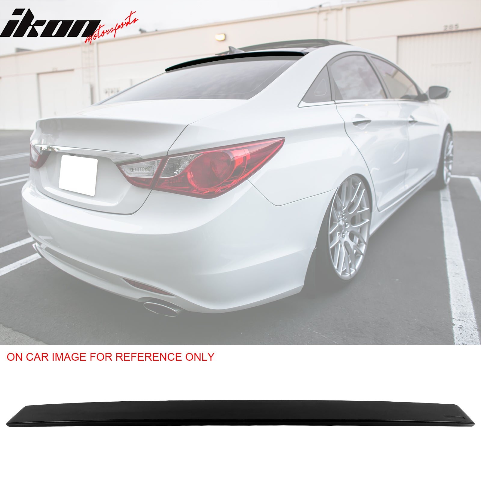 IKON MOTORSPORTS, Rear Window Roof Spoiler Compatible with 2011-2014 ...