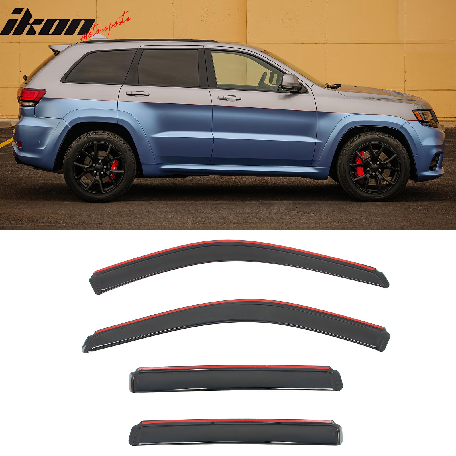 Fits 11-21 Jeep Grand Cherokee & 2022 Grand Cherokee WK In Channel ...