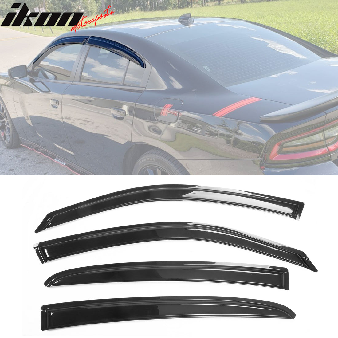 Upgrade Your Charger with Slim Smoke Window Visors – Perfect for 2011 ...