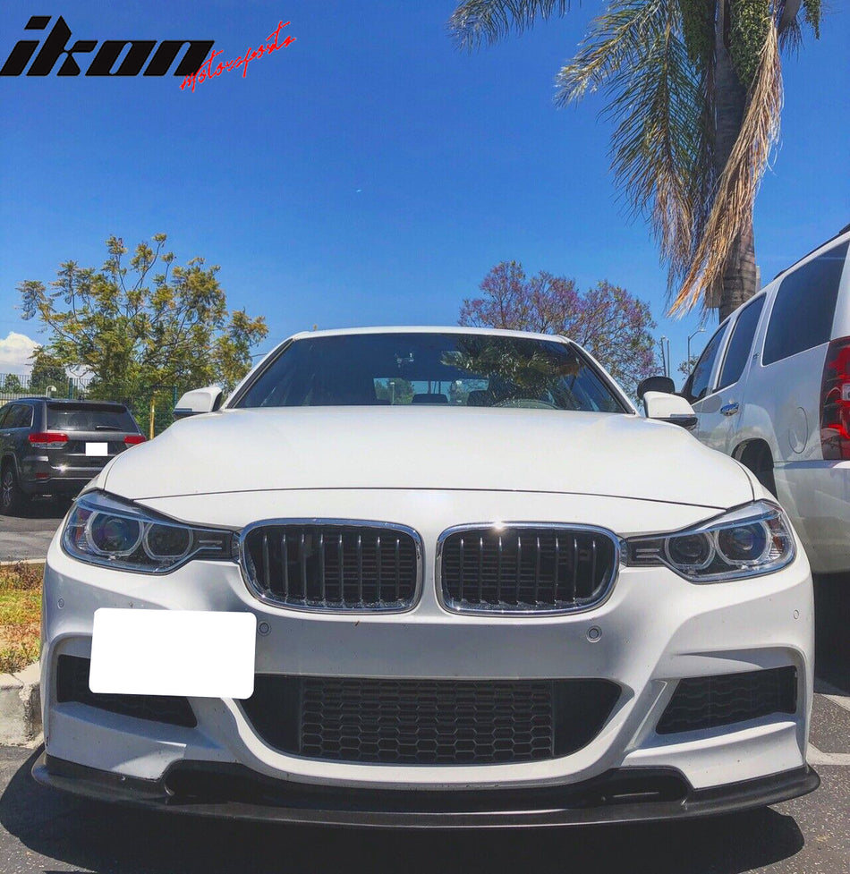 Front Bumper Lip Compatible With 2012-2018 BMW F30 3-SERIES, VR Style ...